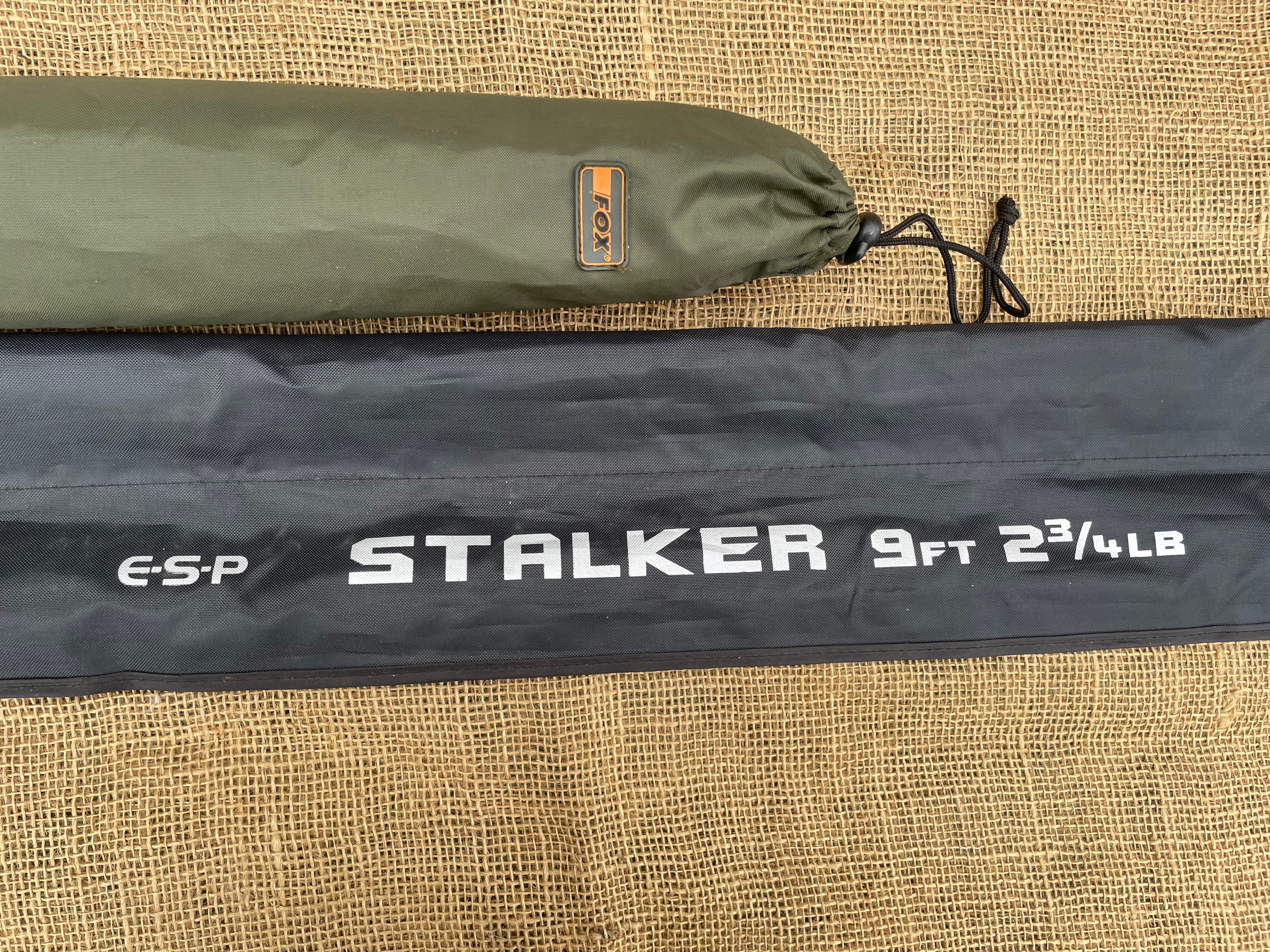 ESP Stalker 9’ 2.75lb Carp Fishing Rod + Fox Carp Retainer / Weigh Sli ...
