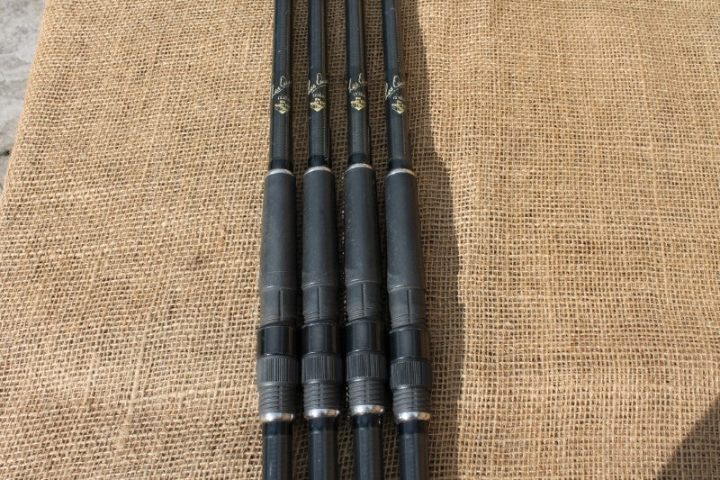 4 x Les Quis Old School Carbon Fishing Rods, By The Tackle Box. 1990s ...