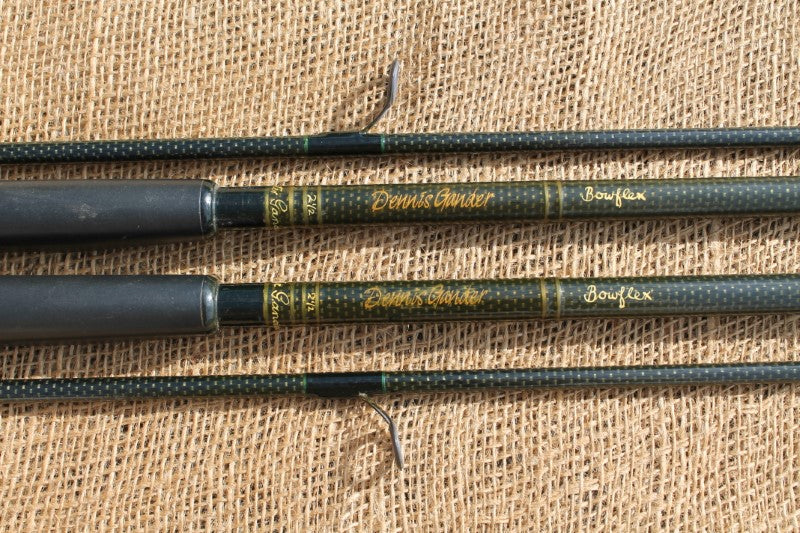 2 x Bowflex Carbon Old School Carp Fishing Rods. Circa 1990s. Century ...