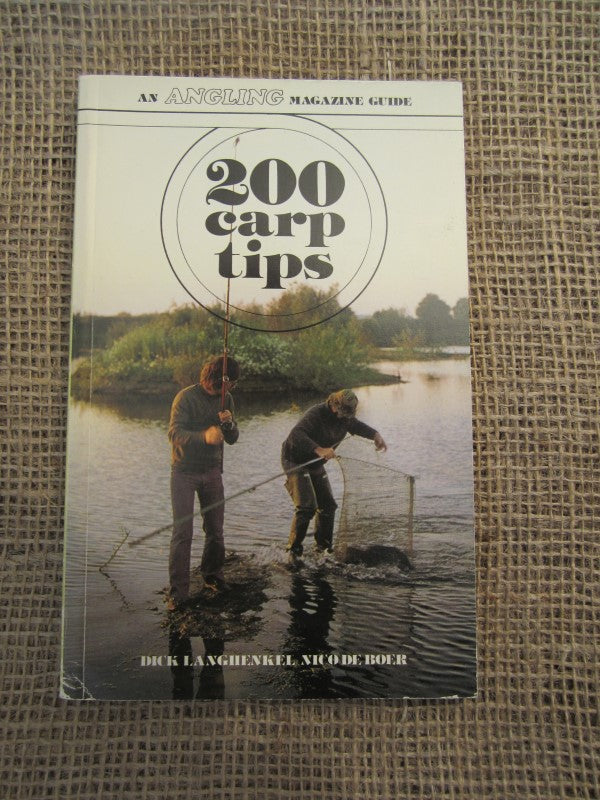 200 Carp Tips, By Dick Langhenkel & Nico De Boer. 1980. – Vintage Carp Fishing Tackle