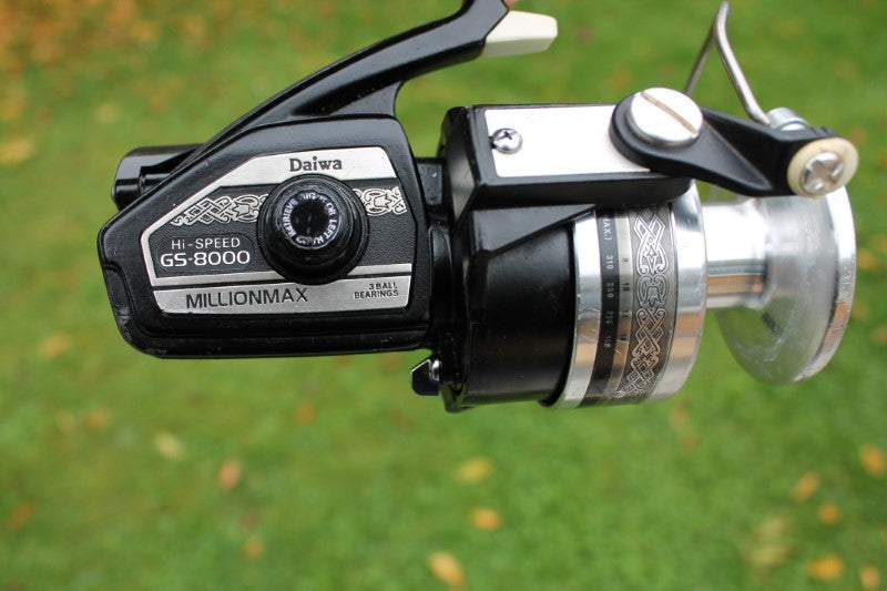 2 x Vintage Old School Daiwa Millionmax GS-8000 Big Pit Fishing Reels ...