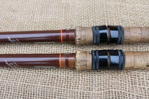 2 x Marco Gerry Savage Vintage Old School Glass Carp Fishing Rods. Exc ...